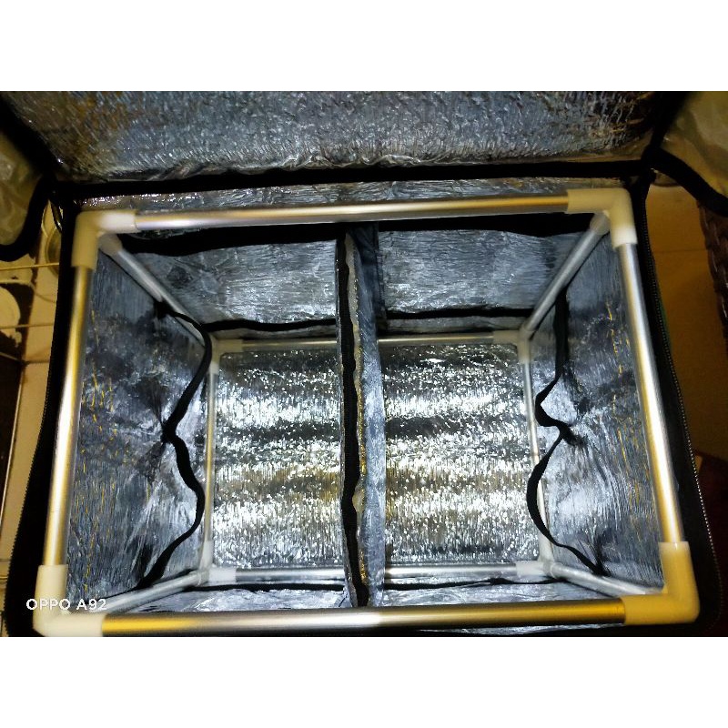 thermal bag with alluminum bracket(1k only for walk in and for payfirst ...