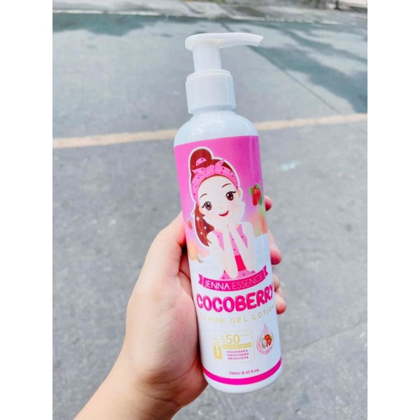 COCOBERRY SERUM GEL LOTION BY JENNA ESSENCE 250ML! | Shopee Philippines