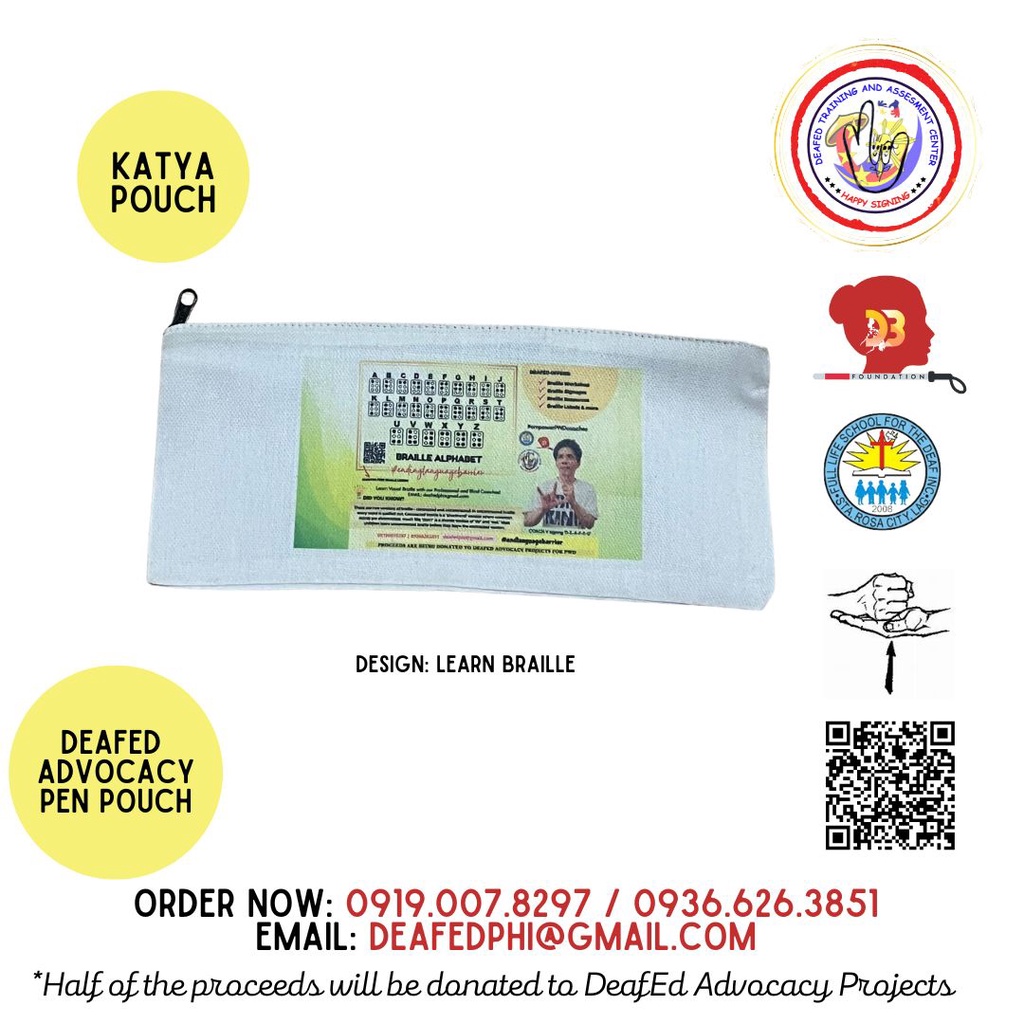 Sign Language Pouch (Pens) | Shopee Philippines
