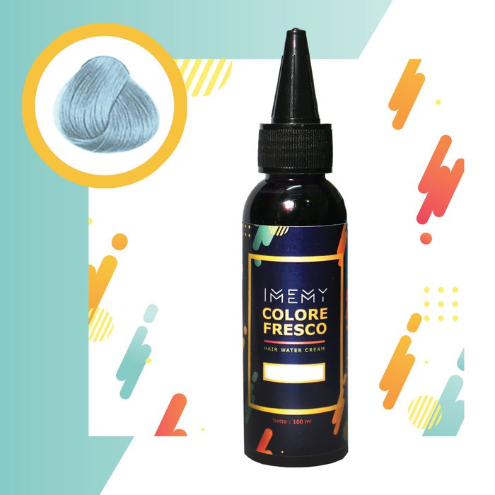 Colore Fresco - Baby Blue Color Cream Pastel Blue Hair Dye | Shopee ...