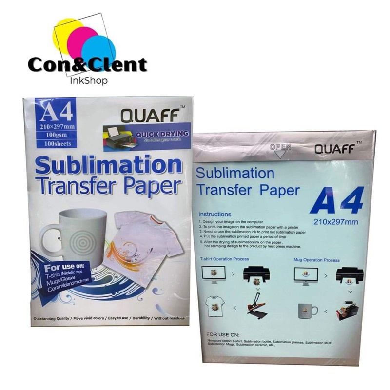 Quaff Sublimation Paper a4 or A3 size | Shopee Philippines