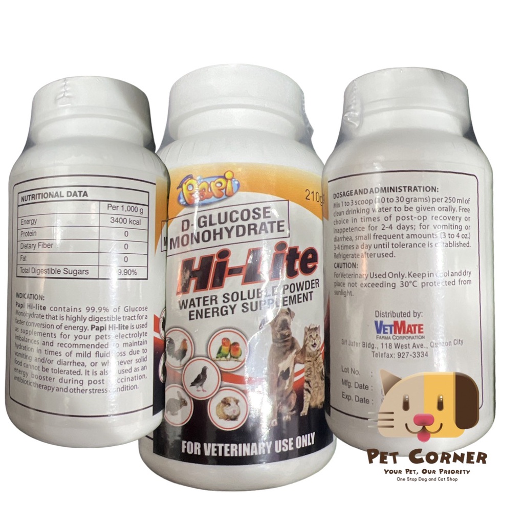 PAPI HI-LITE 210G D-GLUCOSE MONOHYDRATE | Shopee Philippines