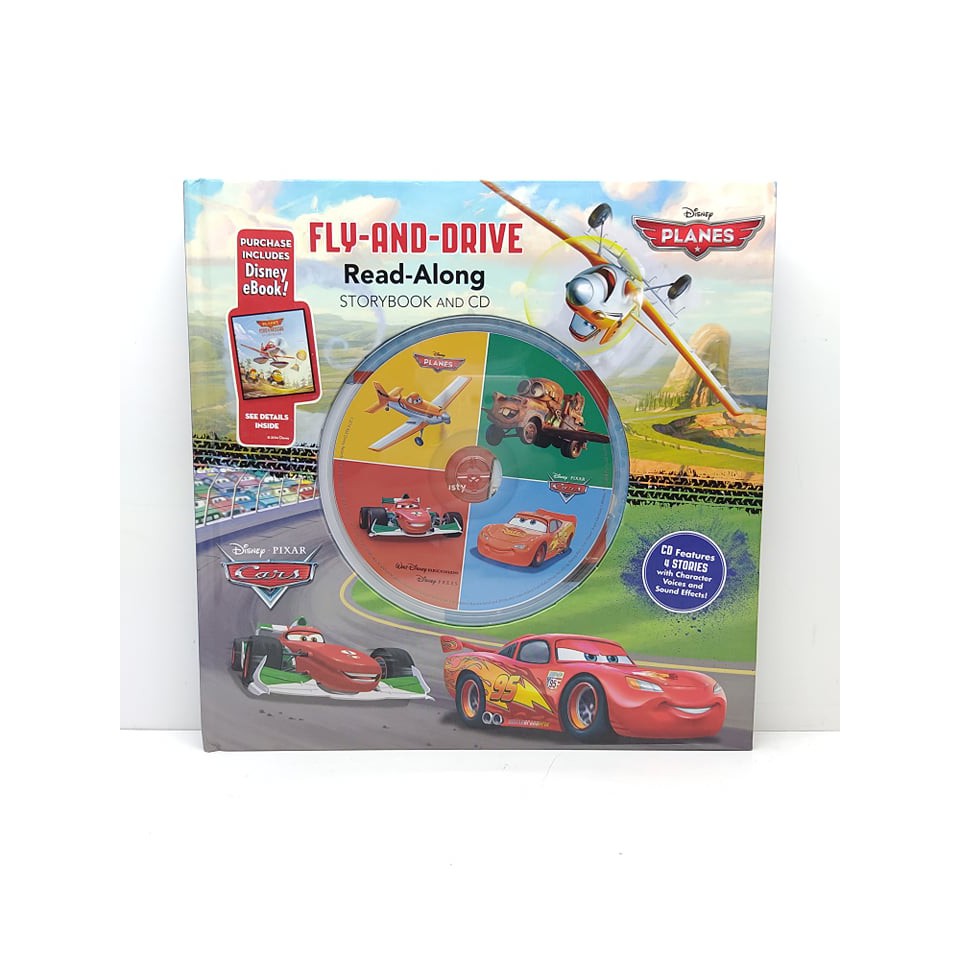 CARS / PLANES Fly-And-Drive Read-Along Storybook and CD (HARDCOVER ...