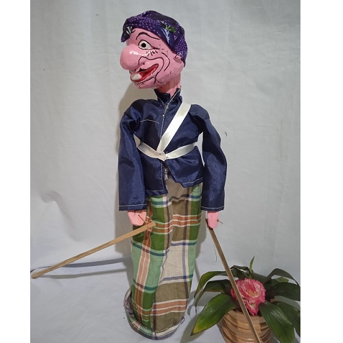 Wayang Golek Kayu Wayang Sunda Medium Size 40cm High Mouth Can Open The ...