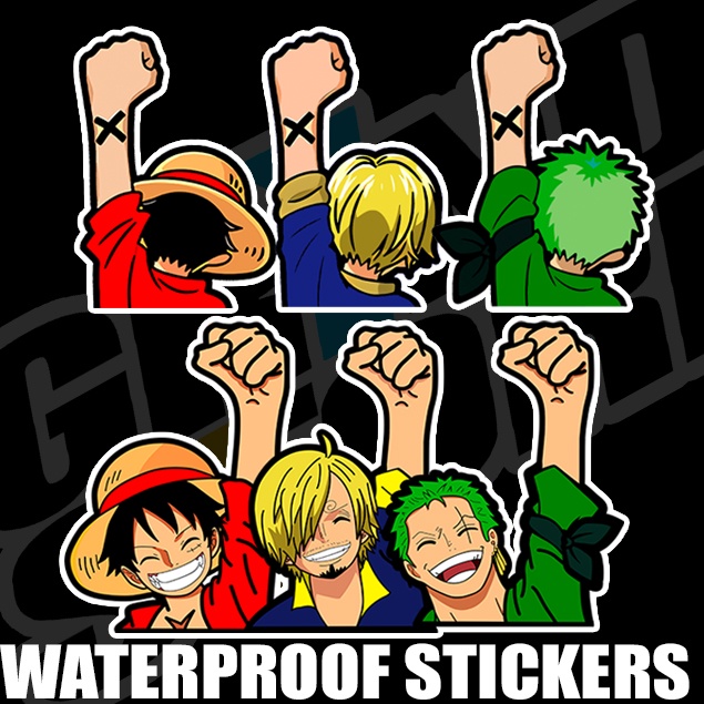 Luffy & Zoro , Sanji,Ussop Sticker | Shopee Philippines