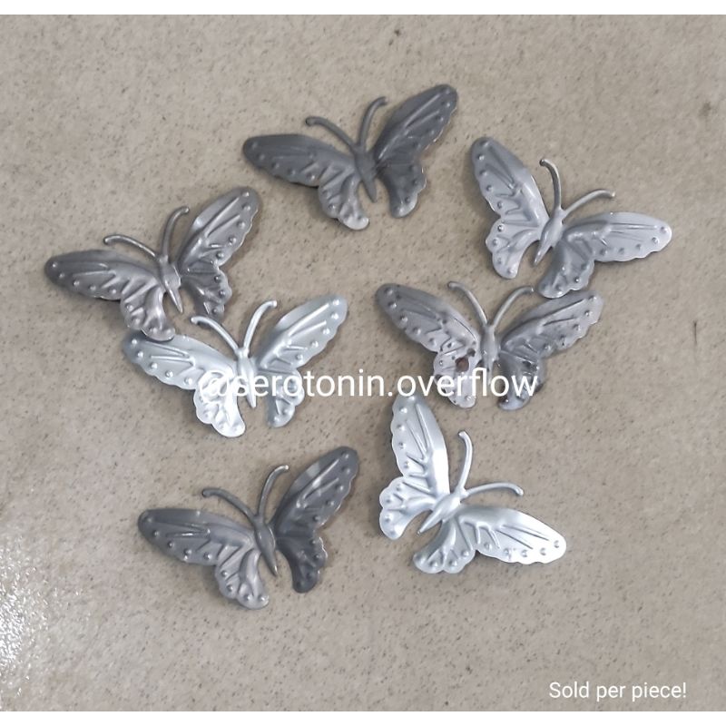Metal Art Butterfly flower bakal iron design bed gate railings grills ...