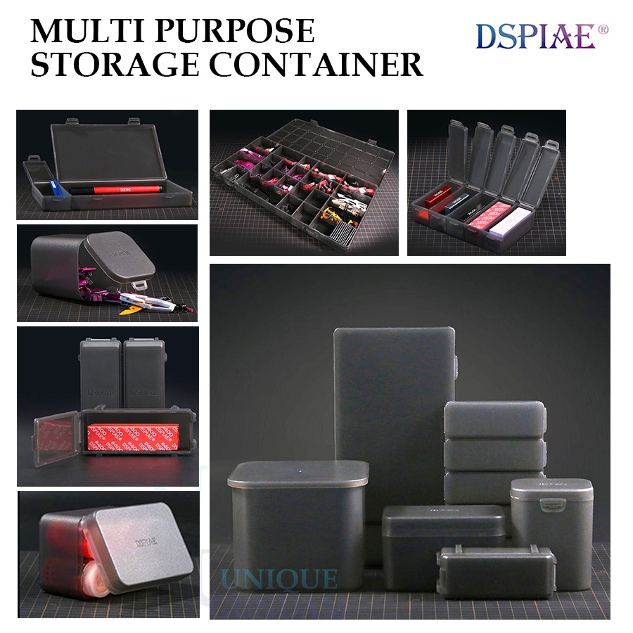DSPIAE Multi Purpose Storage Container ox MODEL KIT TOOLS | Shopee ...