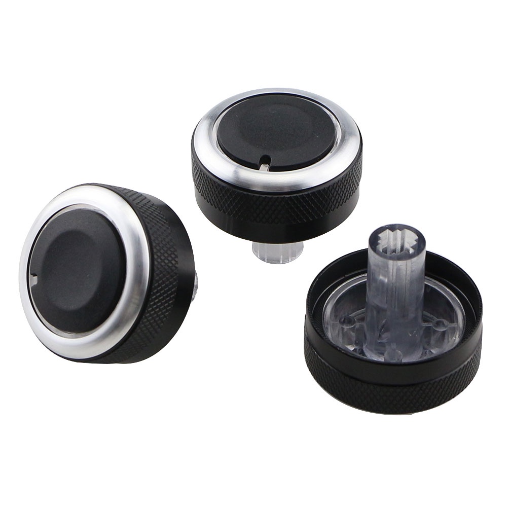 3pcs/set Car Air Conditioning Aircond Knob Aluminium Alloy for Perodua ...