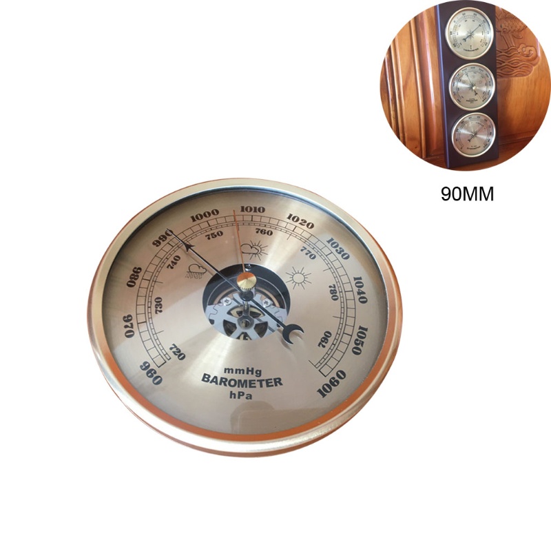 YIN Barometer Precision Aneroid Barometer Weather Station Barometer ...