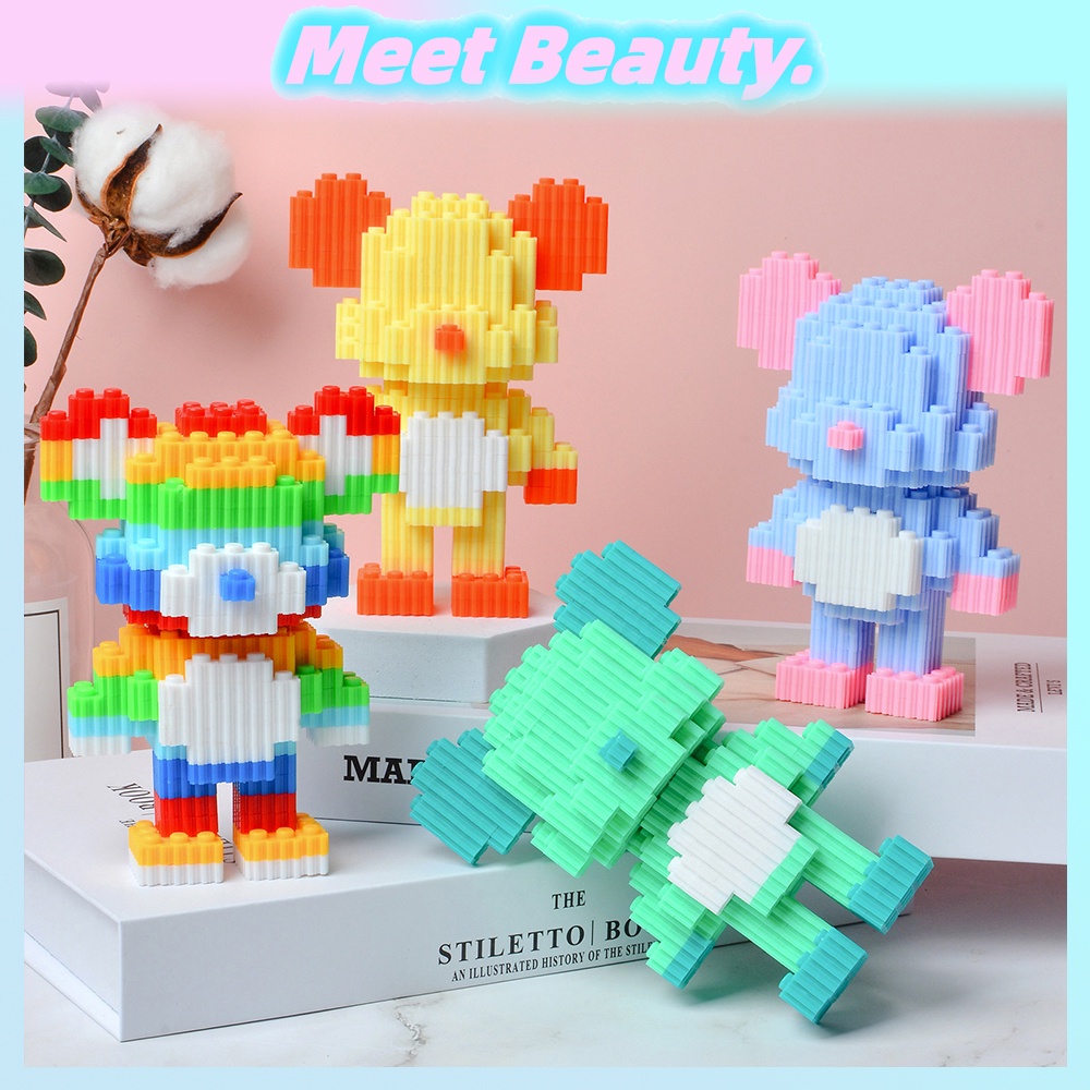 Mini Lego Block DIY Kids Cartoon Gloomy Model Building Blocks Nano block Action Figures | Shopee ...