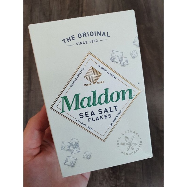 England Imported Maldon Sea Salt Flakes Tidman's Rock Salt | Shopee ...