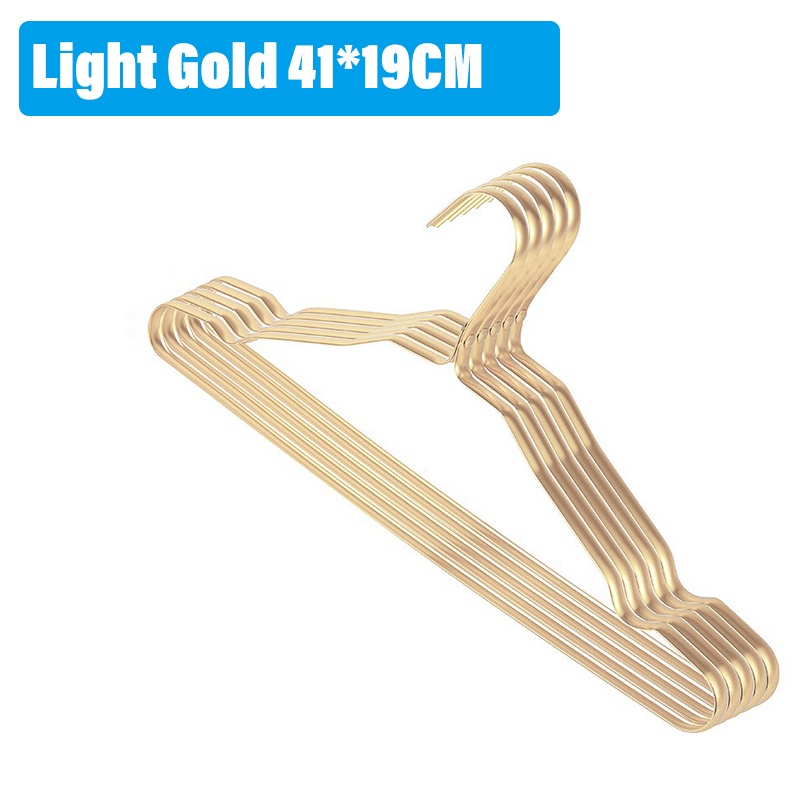 COD Hangers Set Elegant Aluminum Alloy Hanger For Clothes Metal Hanger ...