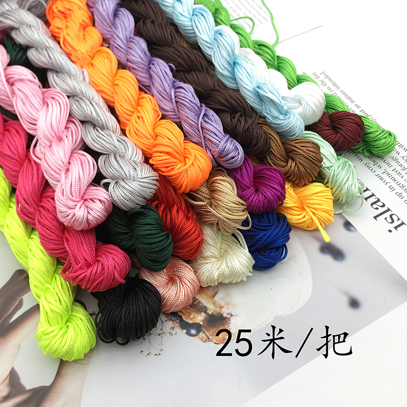 [Rope] A Jade Thread 25m Hand Tool Rope DIY Material Chinese Knot Wire ...