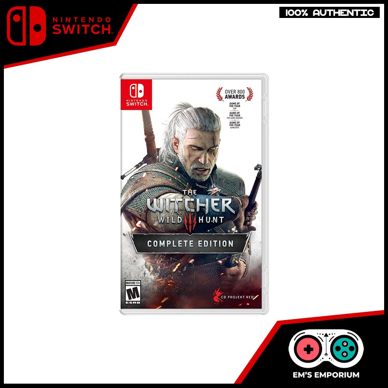 Witcher 3 Nintendo Switch Games The Witcher 3 Complete Edition | Shopee ...