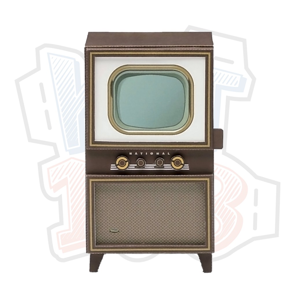 Panasonic Classic Retro Tv toy paper model | Shopee Philippines