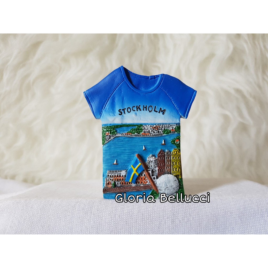 Swedish souvenir, Swedish country refrigerator magnets, stockholm ...