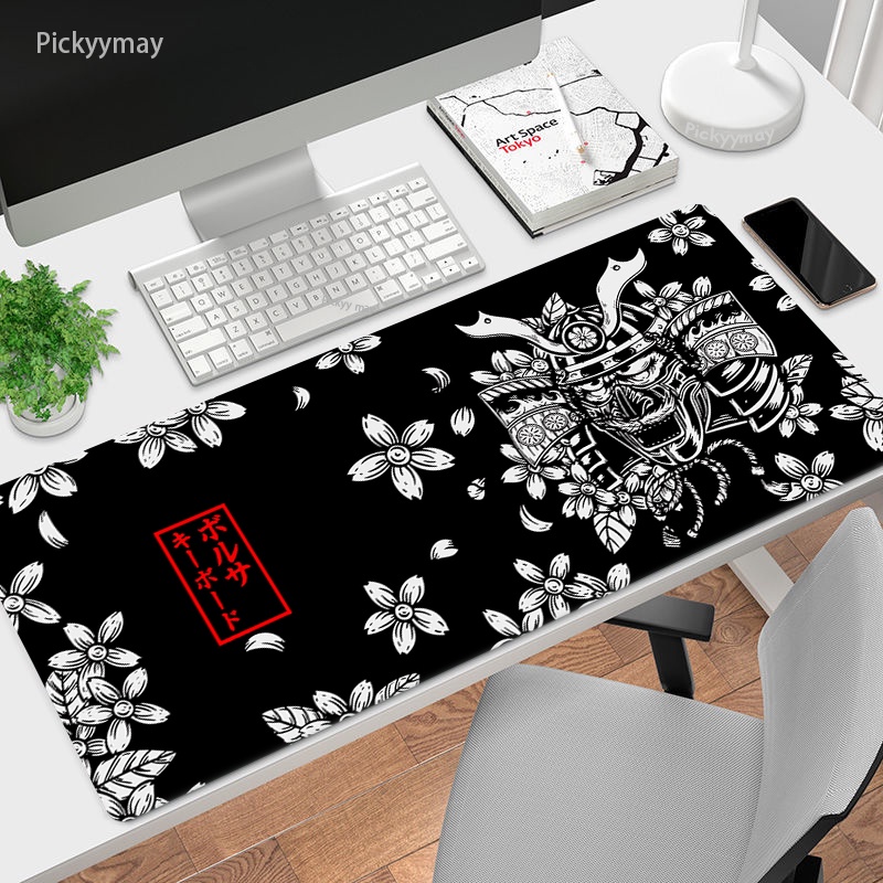 Japanese Gaming Mouse Pad Oni Art Mousepad Gamer Rug Anime Pc ...