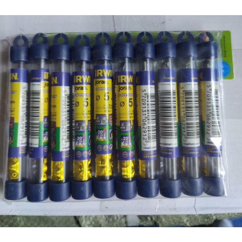 10pcs/pack irwin masonry drill bit for concrete,3mm,4mm,5mm,6mm,6.5mm,9.5mm,10mm,12mm,,13mm,16mm ...