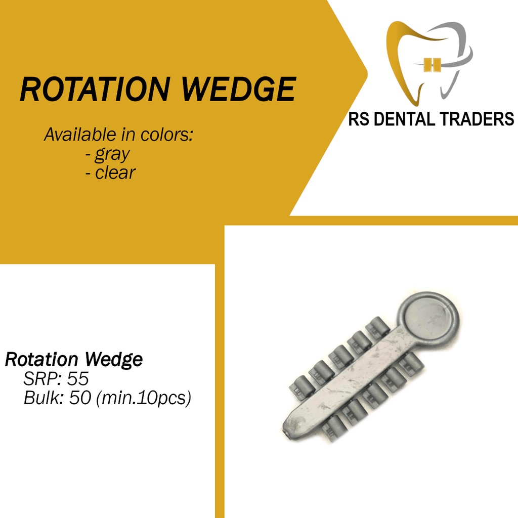 Rotation Wedge - Color Gray or Clear | Shopee Philippines