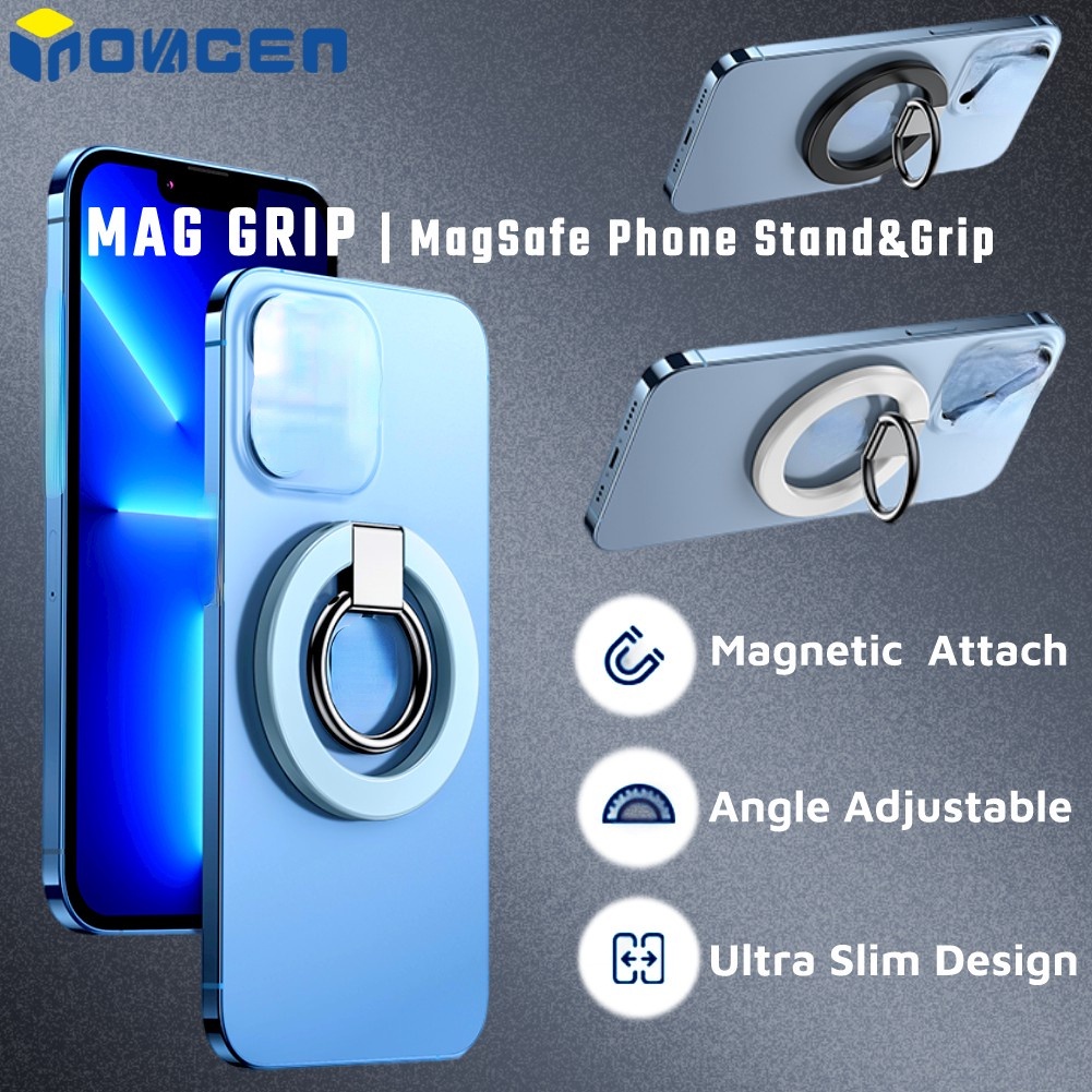 INOVAGEN Mag Grip Magnetic Phone Stand With Free Metal Ring Sticker ...