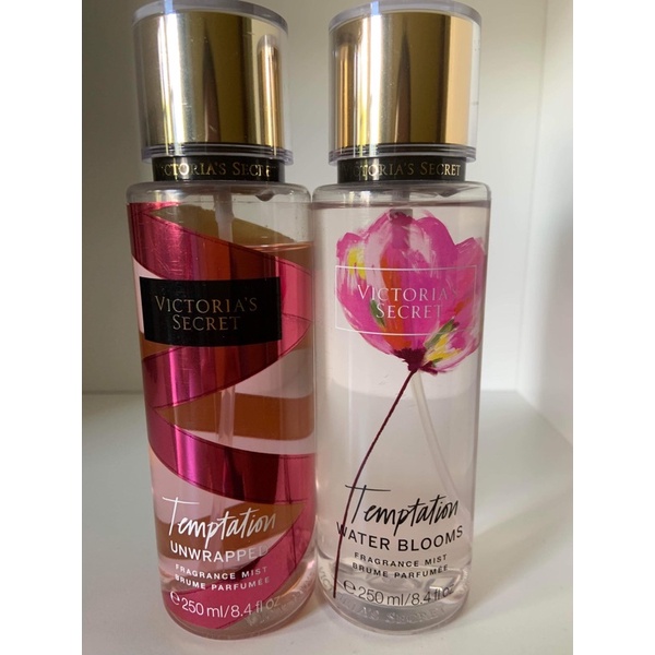 VS BODY MIST TEMPTATION UNWRAPPED / TEMPTATION WATER BLOOMS (NOT FULL ...