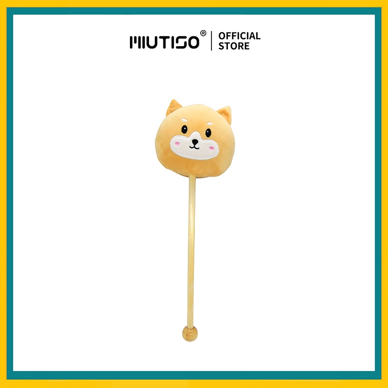 Miutiso Plush Toy Animal Head Massage Hammer Stick Stress-Relieving ...
