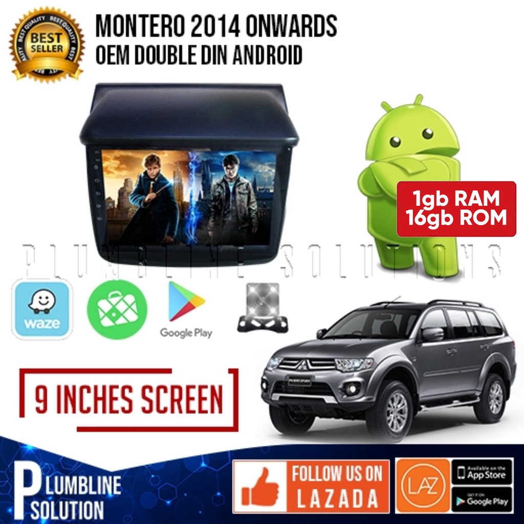 Mitsubishi Montero Sport GLS / GT / GLX 2014 2015 / 2016 Onwards 2 DIN ...