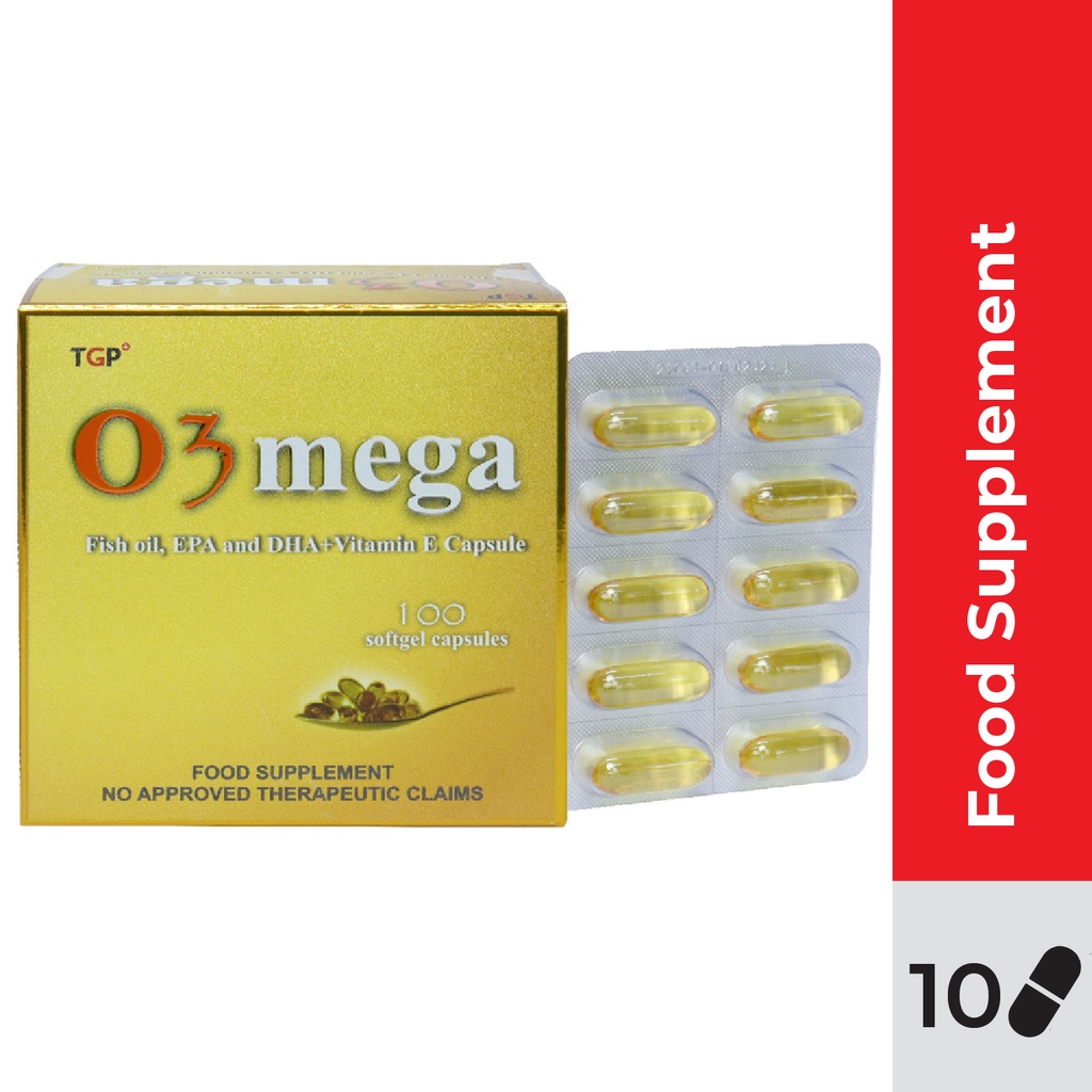 TGP Omega Fish Oil 60mg Softgel Capsule 10 Pcs/pack | Shopee Philippines