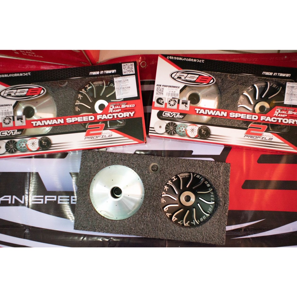 RS8 Pulley Set Version 4.2 (Honda Click 150/125/Airblade) | Shopee ...