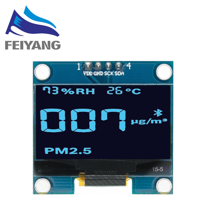 1.3" OLED module white/Blue color 128X64 1.3 inch OLED LCD LED Display ...