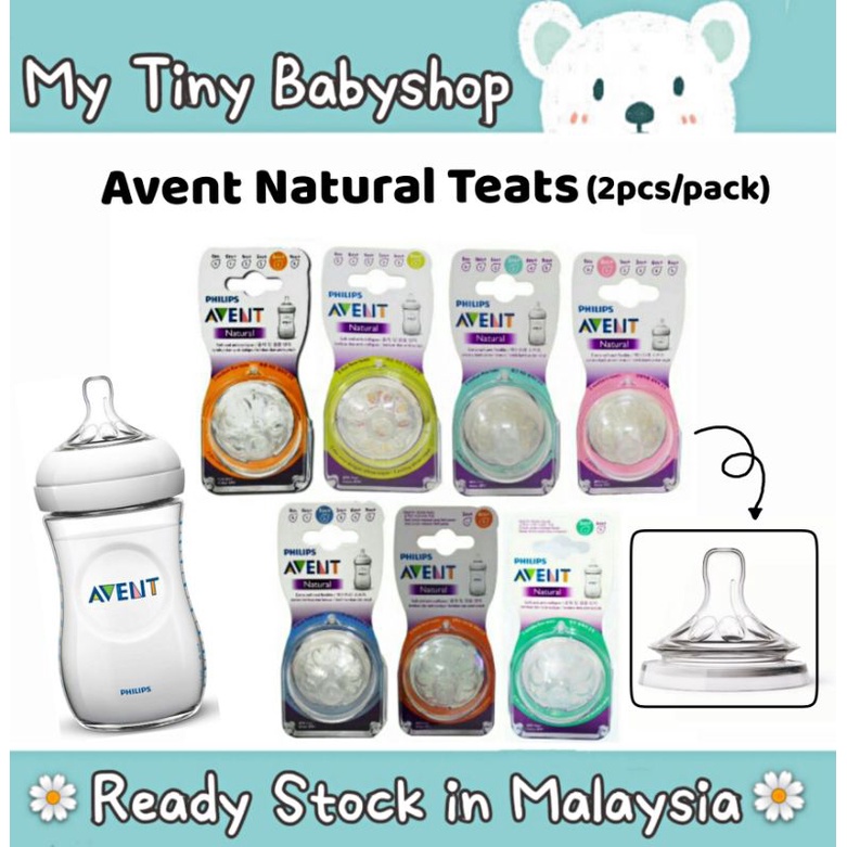 Avent Philips Teats Nature/Puting Avent Puting Botol Avent | Shopee ...