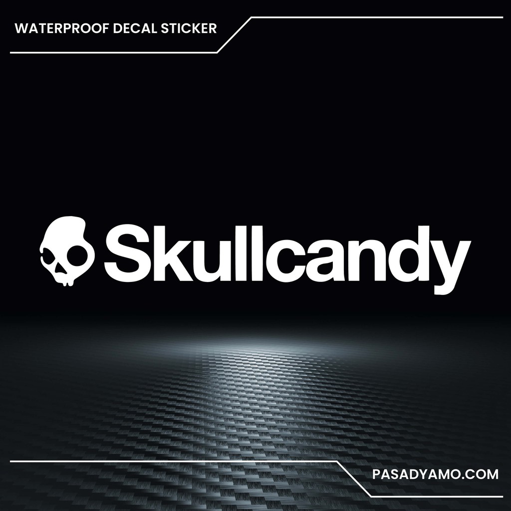 Skullcandy Logo Decal Sticker for Cars Motorcycles Helmets Laptops ...