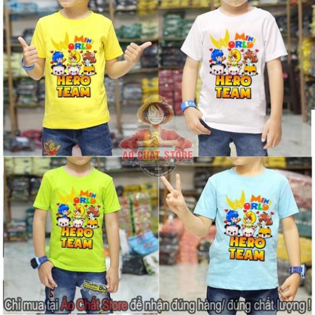 Shock - Super Cool Hero Team Mini World Shirt | New Model Chibi Hero ...