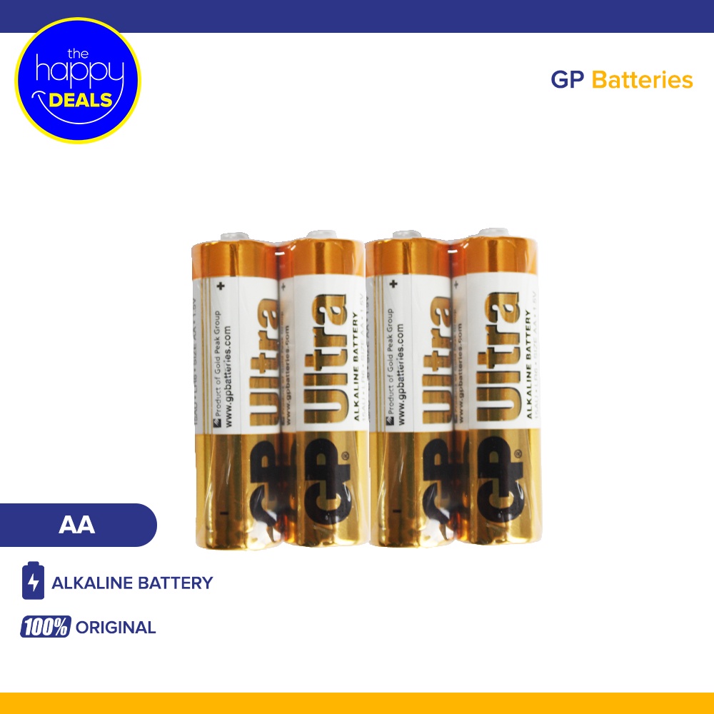 GP Ultra Alkaline AA Battery (4pcs) | Shopee Philippines
