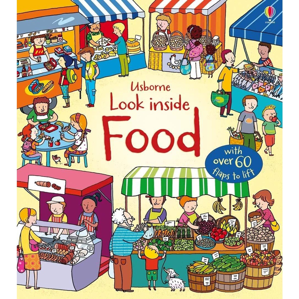 Usborne Look Inside - FOOD (Board Book) - On-hand and Ready to Ship ...