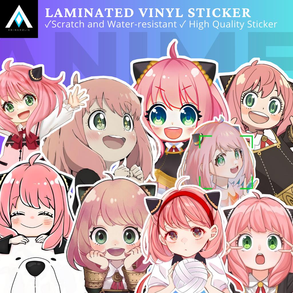 SPY X FAMILY ANYA FORGER LAMINATED VINYL STICKER | Shopee Philippines