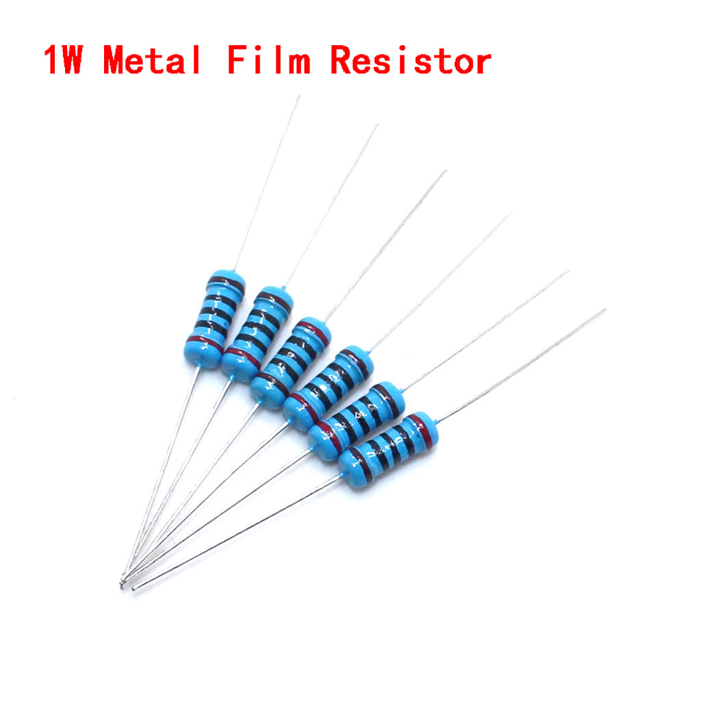 200pcs/Lot 1W 2W Metal Film Resistor 1% 100R~1K 150R 200R 220R 300R 470R 510R 620R 680R 750R ...