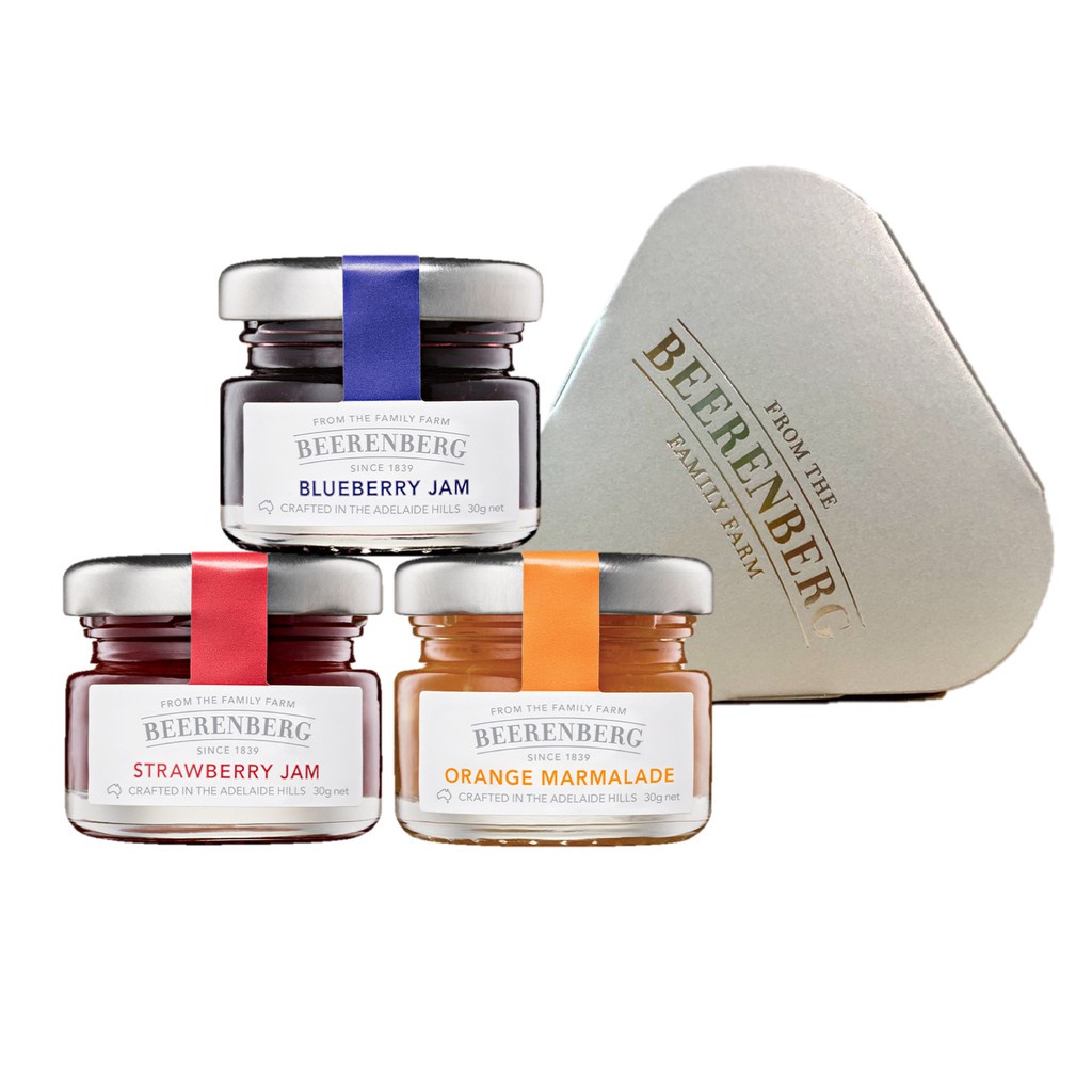 Beerenberg Jam Trio Set (10 BOXES in 1order) Strawberry, Orange ...