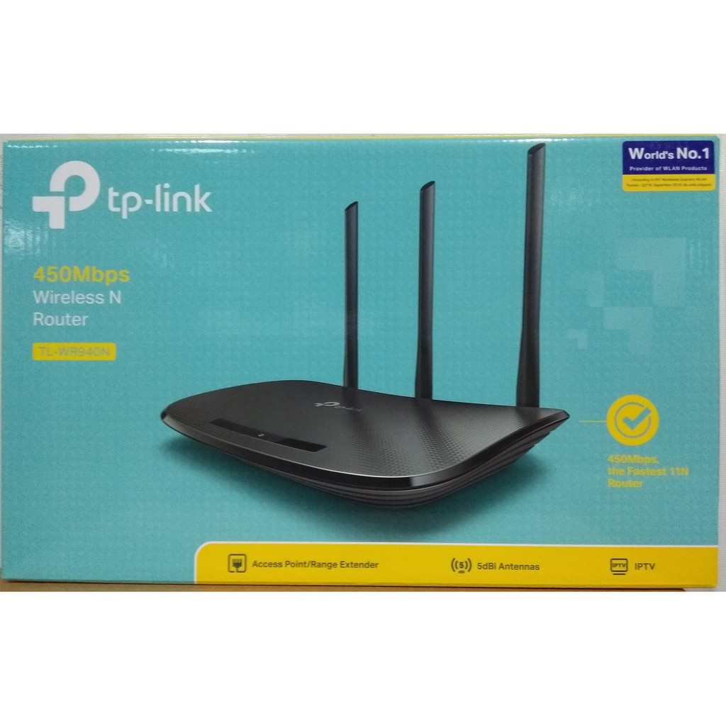 Tp-Link TL-WR940N 450Mbps TP LINK TL WR940N Wireless N Router | Shopee ...