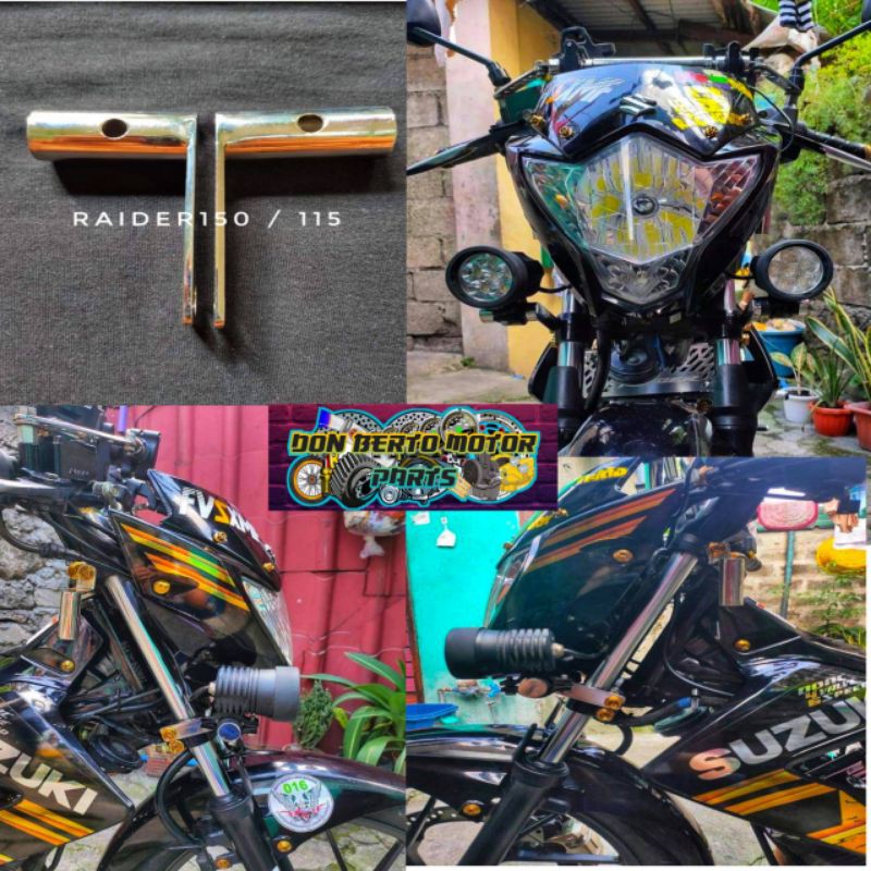 SUZUKI RAIDER 150 FI and RAIDER 150 CARB STAINLESS MDL BRACKET (PER PC ...