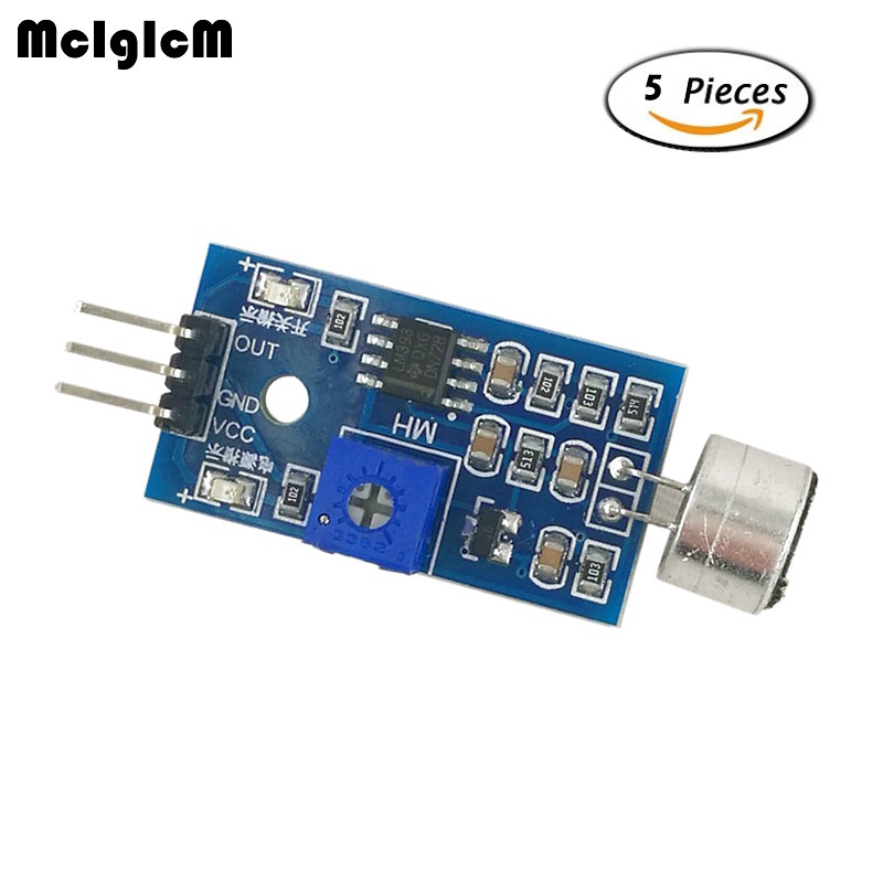 5pcs Voice Detection Sensor Module Sound Recognition Module | Shopee ...