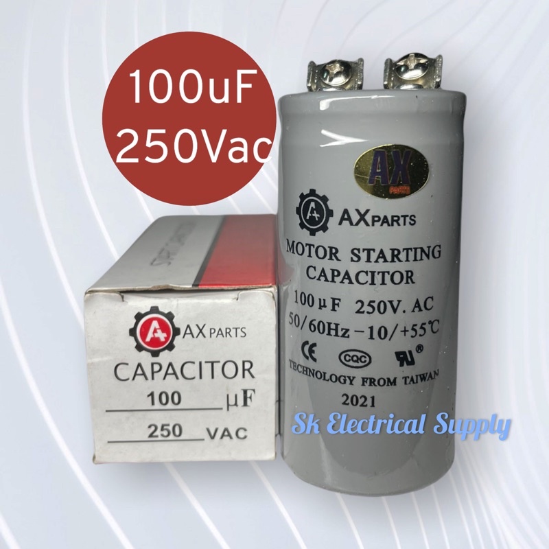 250V 75uF - 600uF STARTING CAPACITOR | SK Electrical | Shopee Philippines