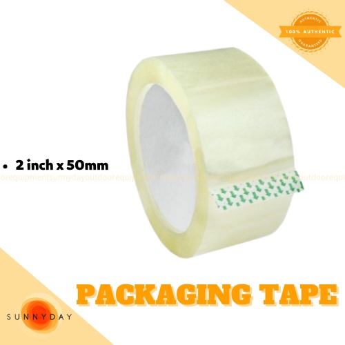 Packaging Tape 2 inches x 50 meters (Clear) | Shopee Philippines