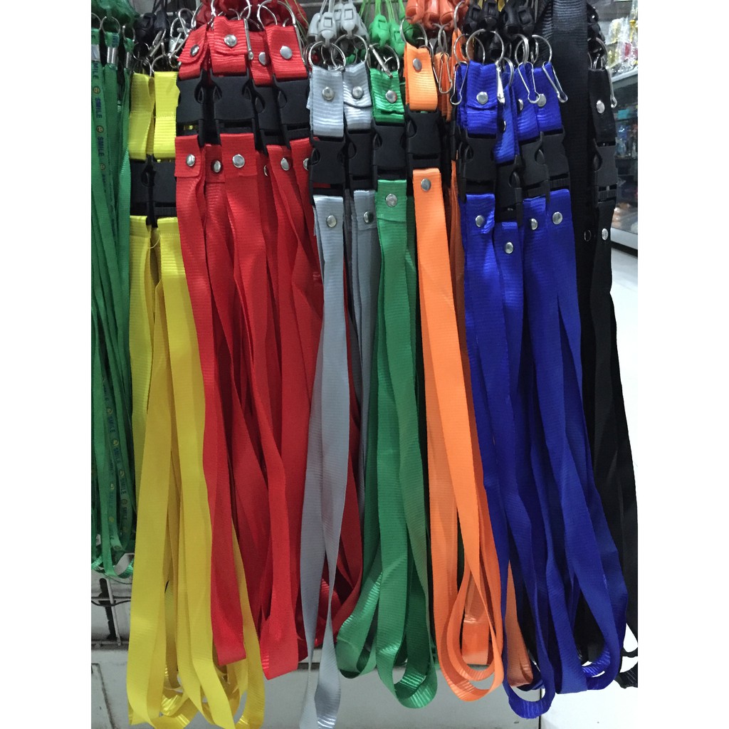 ID Lace Plain Larnyard Thick Colored | Shopee Philippines