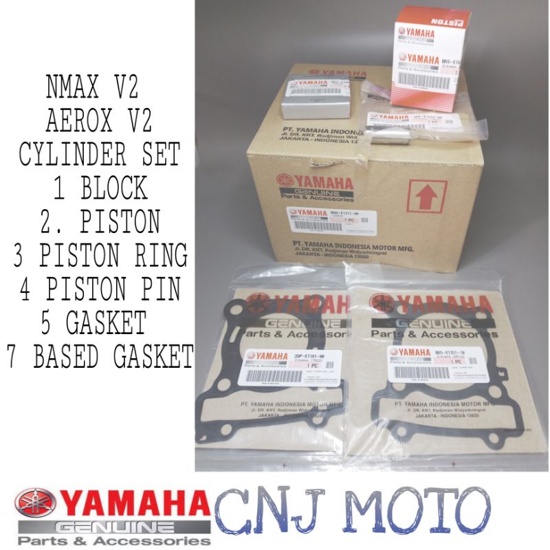 CYLINDER BLOCK NMAX V2 AEROX V2 GENUINE GUARANTEE | Shopee Philippines