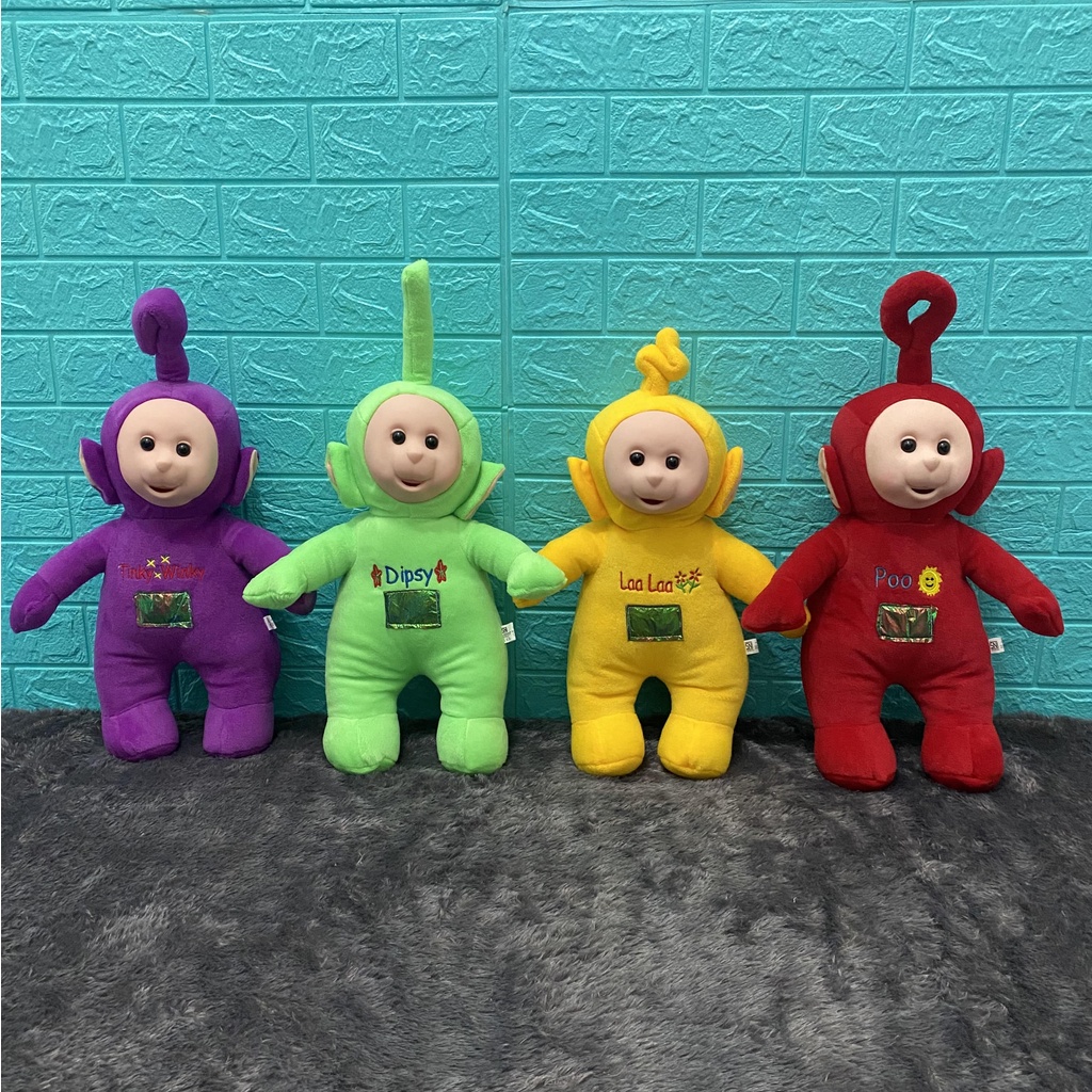 Teletubbies Doll Teletabis Poo Laalaa Dipsy Thinky Winky Size L (Height ...