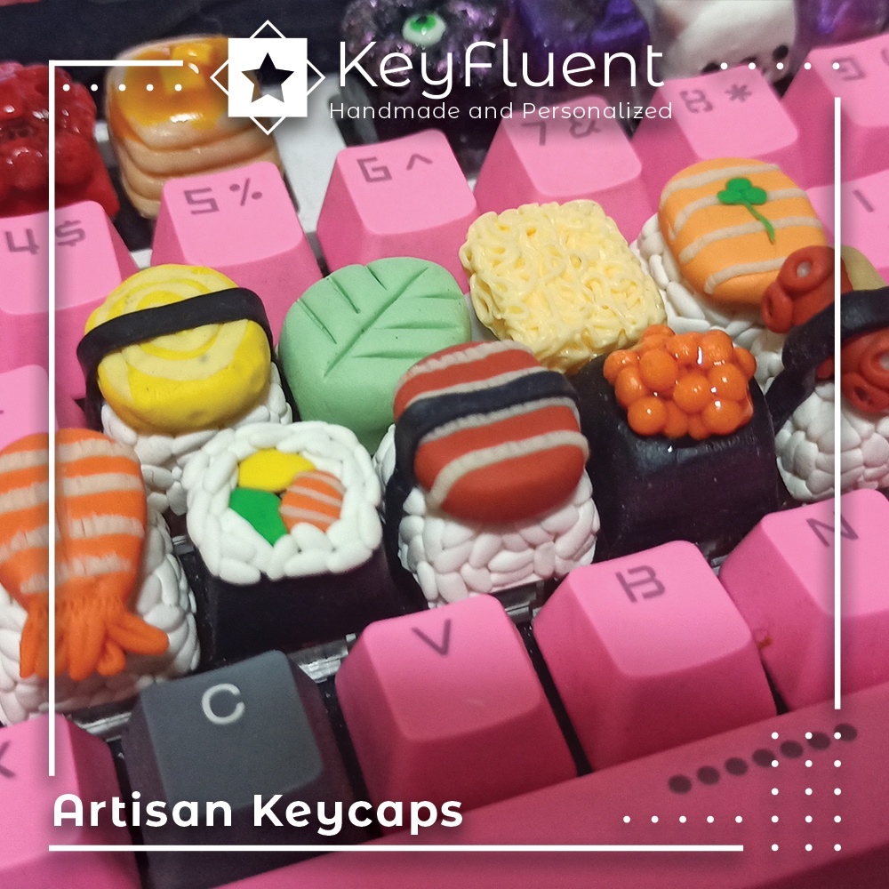 Japanese Food Artisan Polymer Clay Keycaps | Shopee Philippines