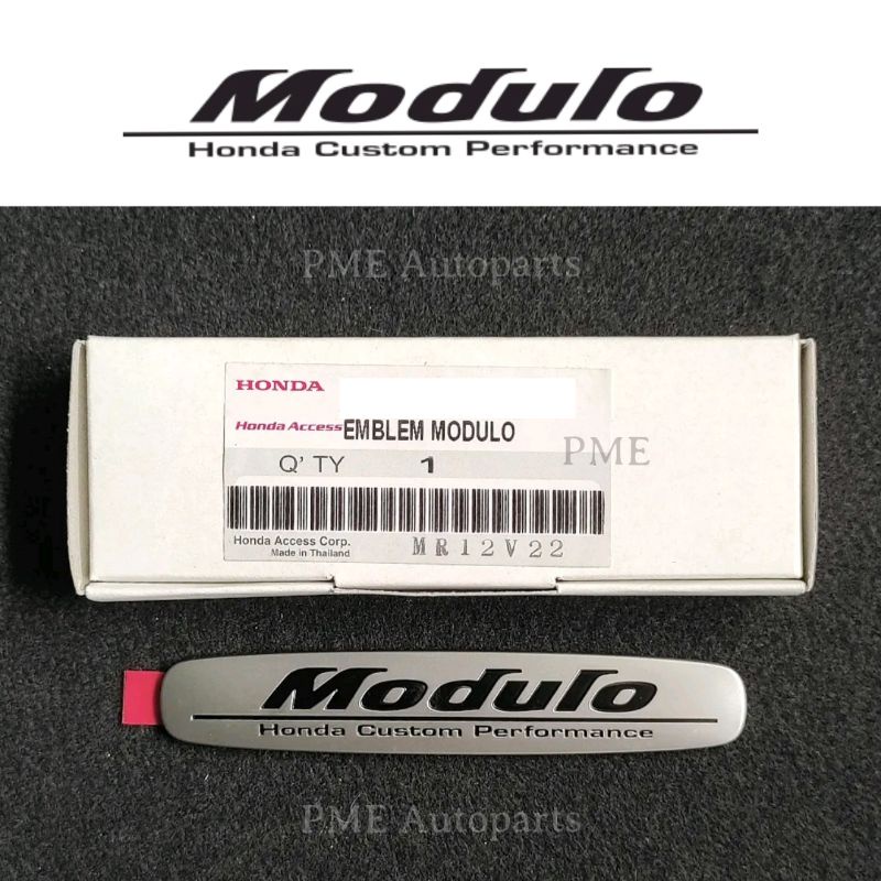 Honda Access Modulo Side Skirt Emblem City Jazz Grace Fit Civic GK5 GM6 ...