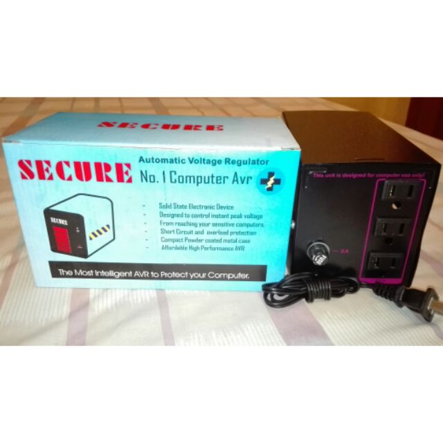 SECURE AVR 3 SOCKETS 220V | Shopee Philippines