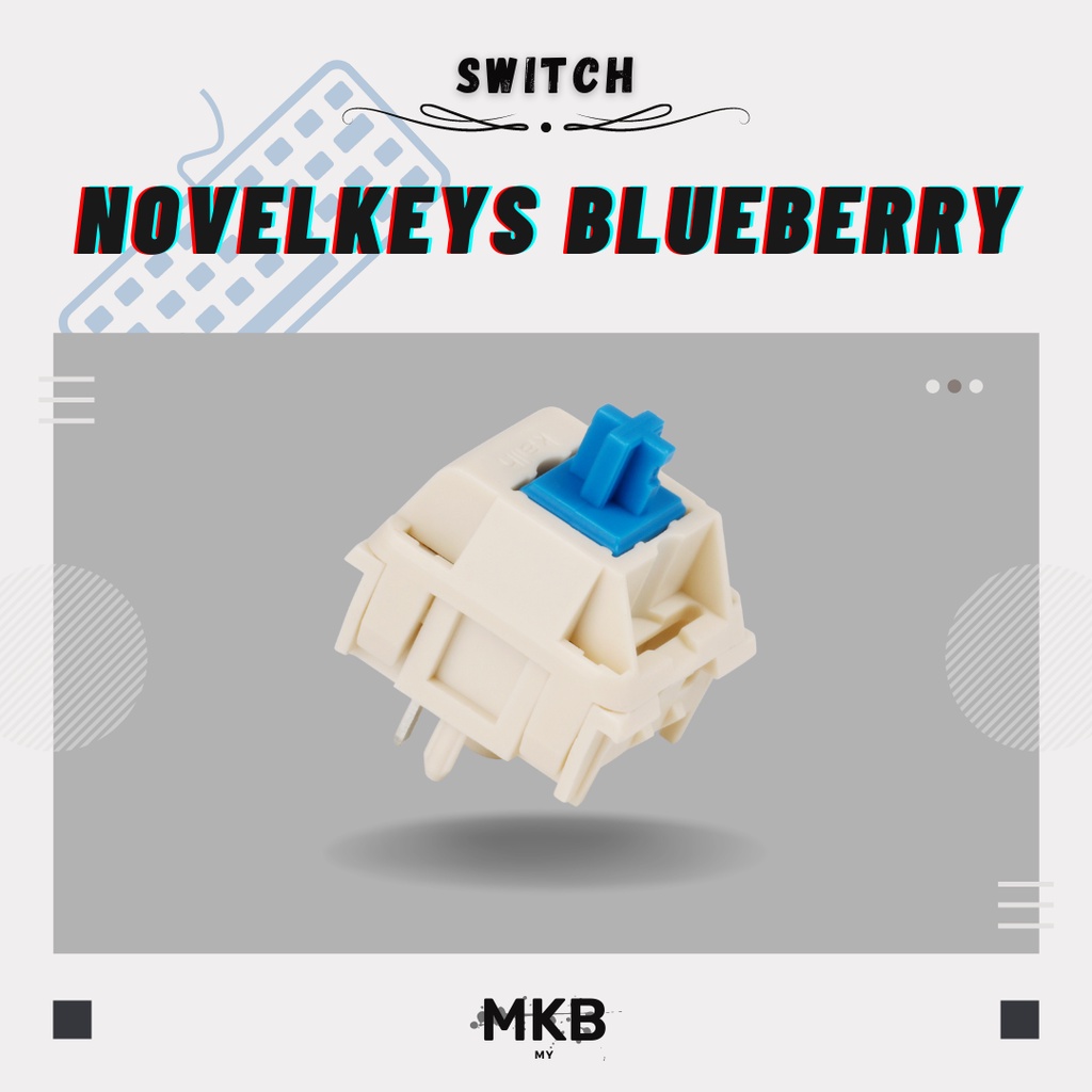 Novelkeys X Kailh Blueberry Switches Switch for Mechanical or Gaming ...